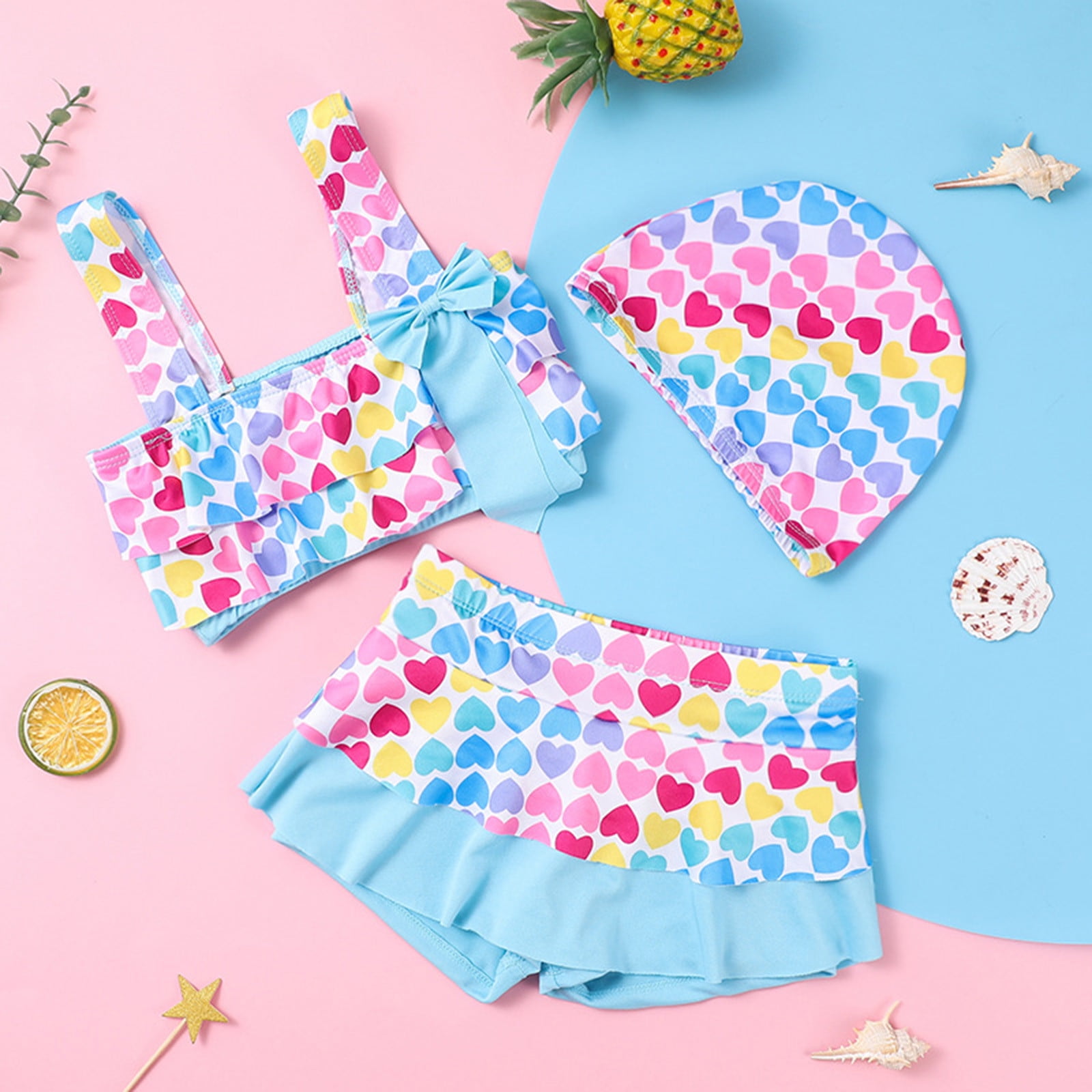 Shldybc Toddler Girl Swimsuits Infant Baby Girl Bathing Suit Bikini ...