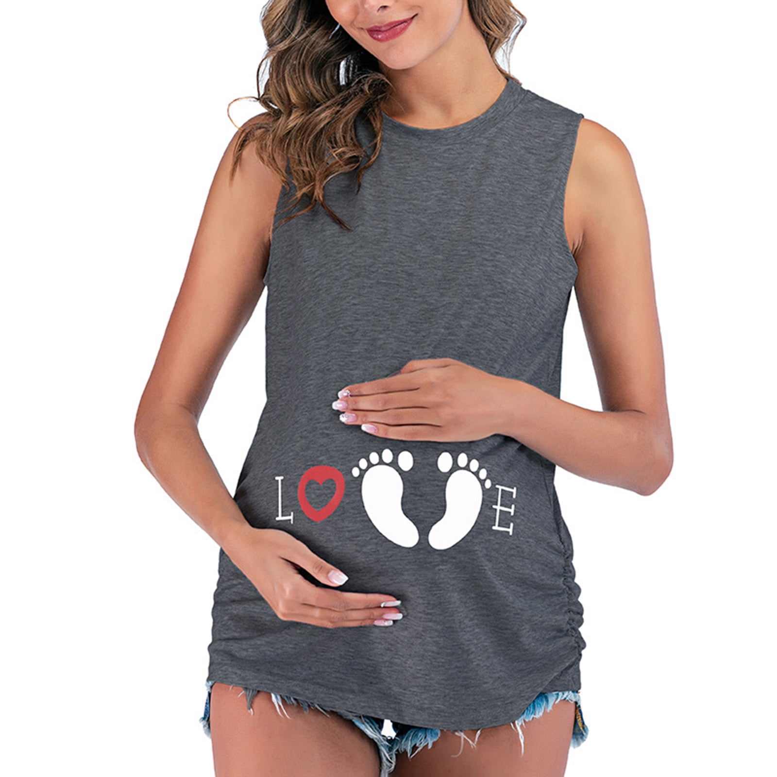 Shldybc Women's Maternity Nursing Top for Pregnancy and Postpartum ...