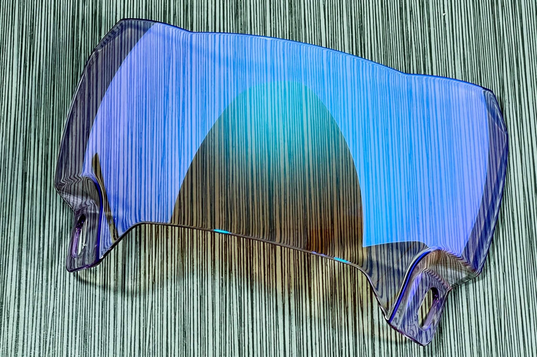 Shoc Riddell Fogless Zero G Plus Football Visor Glacier Spectrum ...