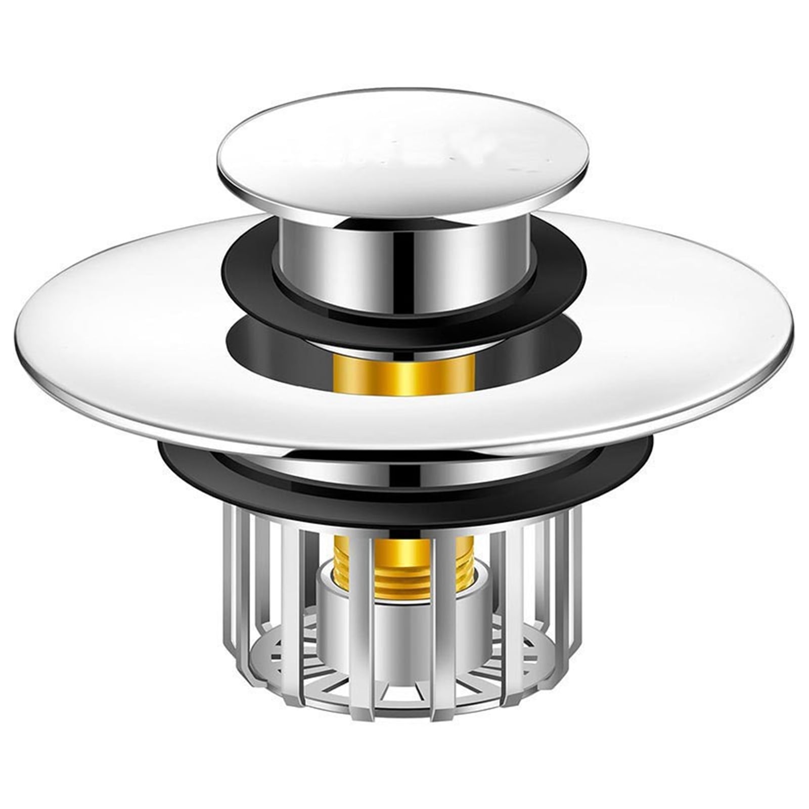 Shock Absorbing Bathtubs Drain Plug Innovative Spring Loading Mechanism ...