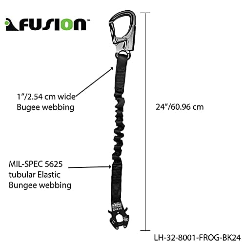 Shock Absorbing Lanyard Snap Hook - ®- (5,000 LBS Rated) Professional ...