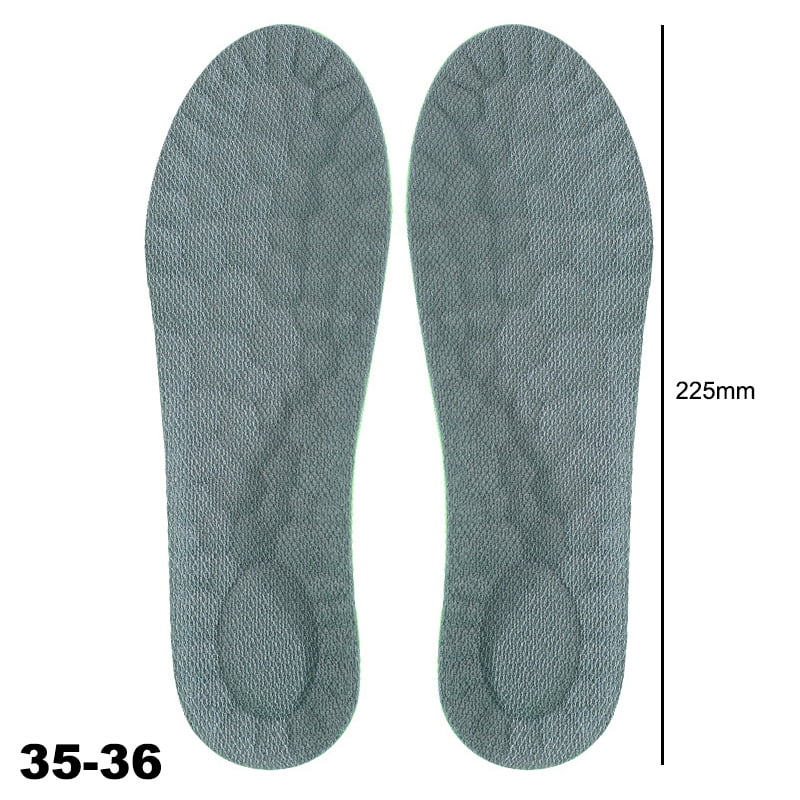 Shock Absorption Comfortable Breathable Wormwood Deodorant Insole Arch Support Latex Soft Sweat ...