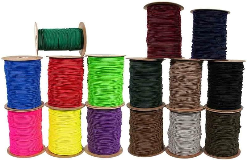 Shock Cord - 100% Marine Grade Stretch Bungee Cord - DIY Projects, Tie ...
