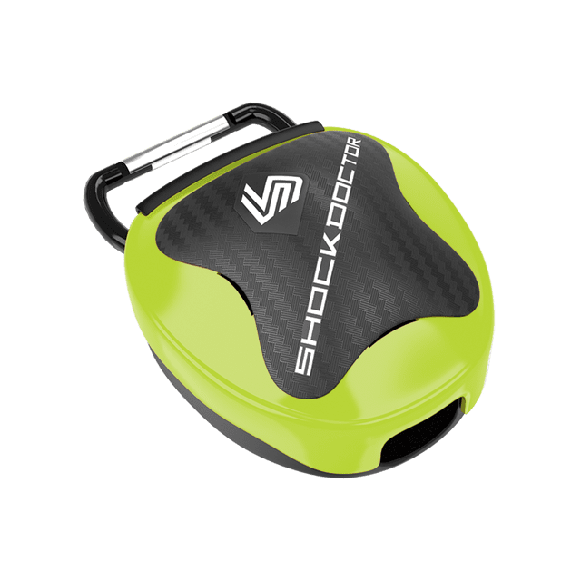 Shock Doctor 101 Anti-Microbial Mouthguard Case, OSFA , SHOCKGREEN ...