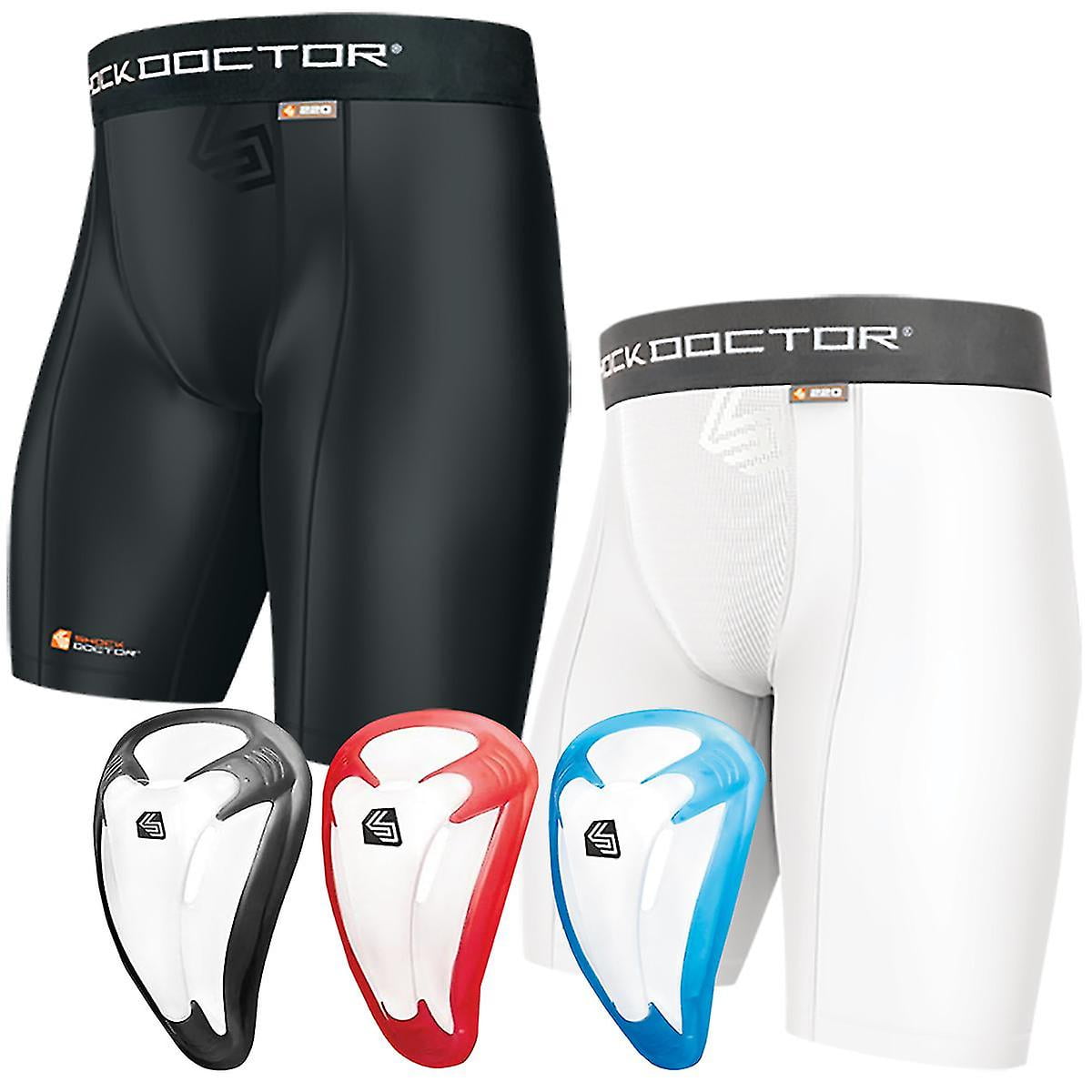 Shock Doctor Core Compression Shorts With Bio-flex Athletic Cup,black ...