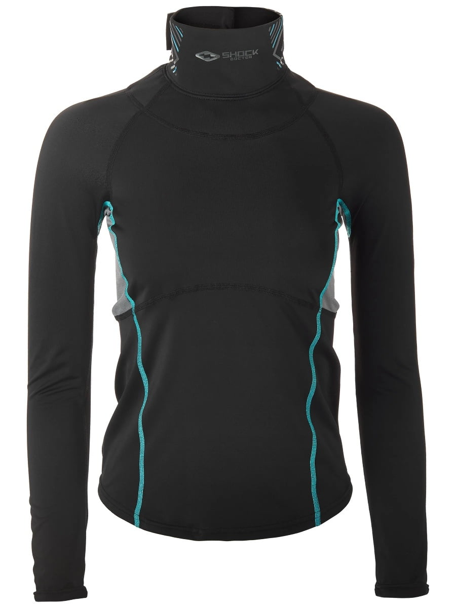 Shock Doctor Women's Ultra Compression Neck Guard Hockey Long Sleeve ...