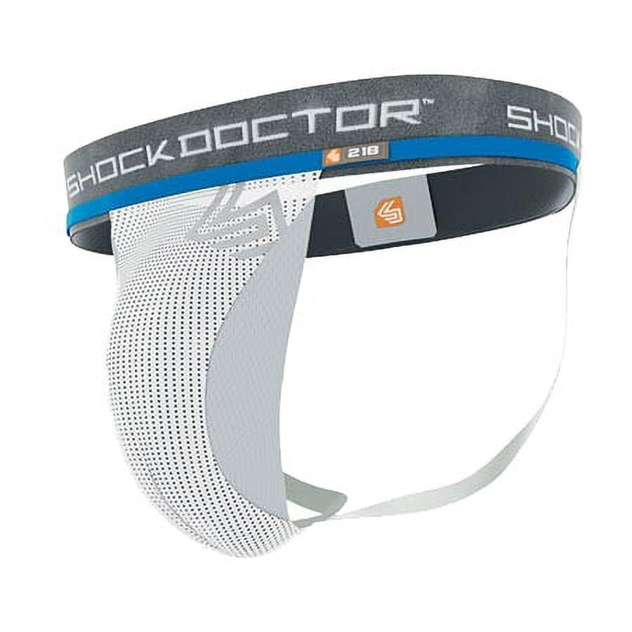 Shock Doctor Supporter With Cup Pocket - White - Adult XXL HSA/FSA ...