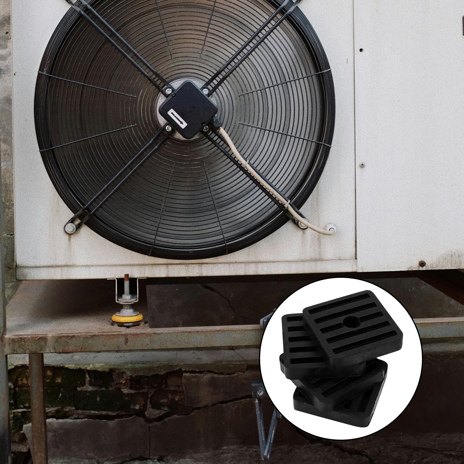 Shock-Proof Ac Pads,8Pcs Air Conditioner Shock Pad Rubber Shock ...