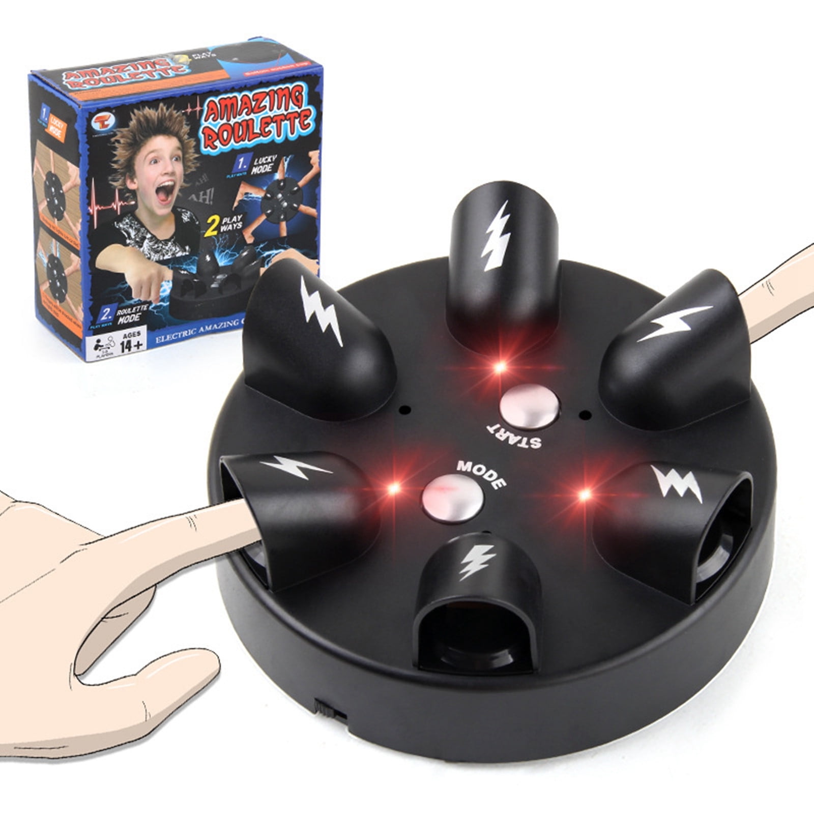 Shock Roulette Game Funny Electric Shocking Roulette Party Game Machine ...