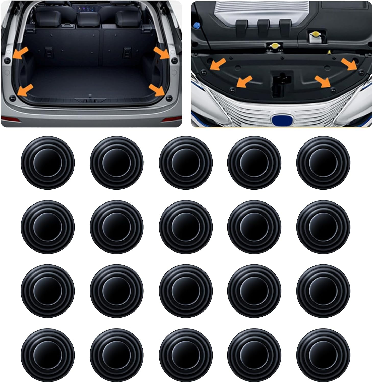 Shock-absorbing and buffering gaskets for car doors,Car Door Bumper ...