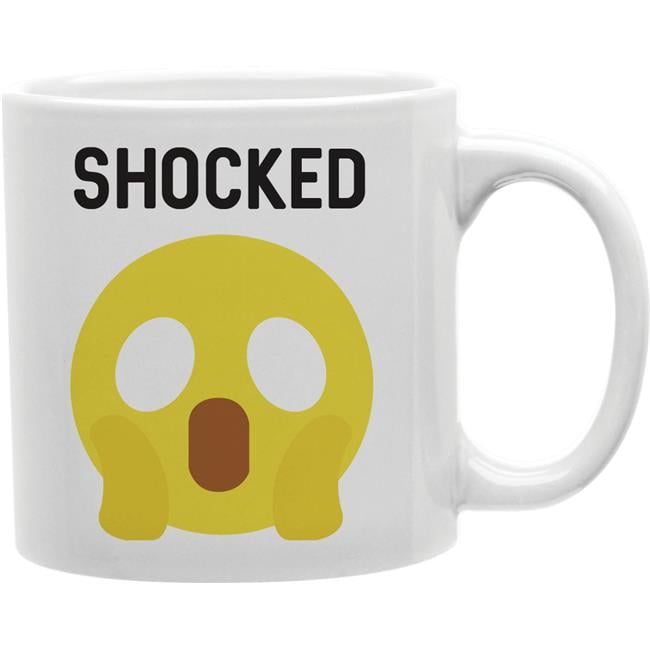 Shocked - Shocked Worded Emoji Mug - Walmart.com