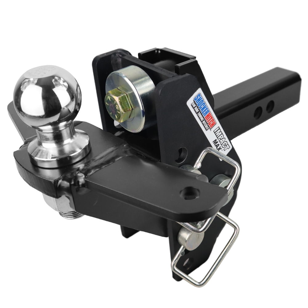Shocker Hitch 20K Impact Max 2 Inch Cushion Hitch And Raised Sway Bar ...