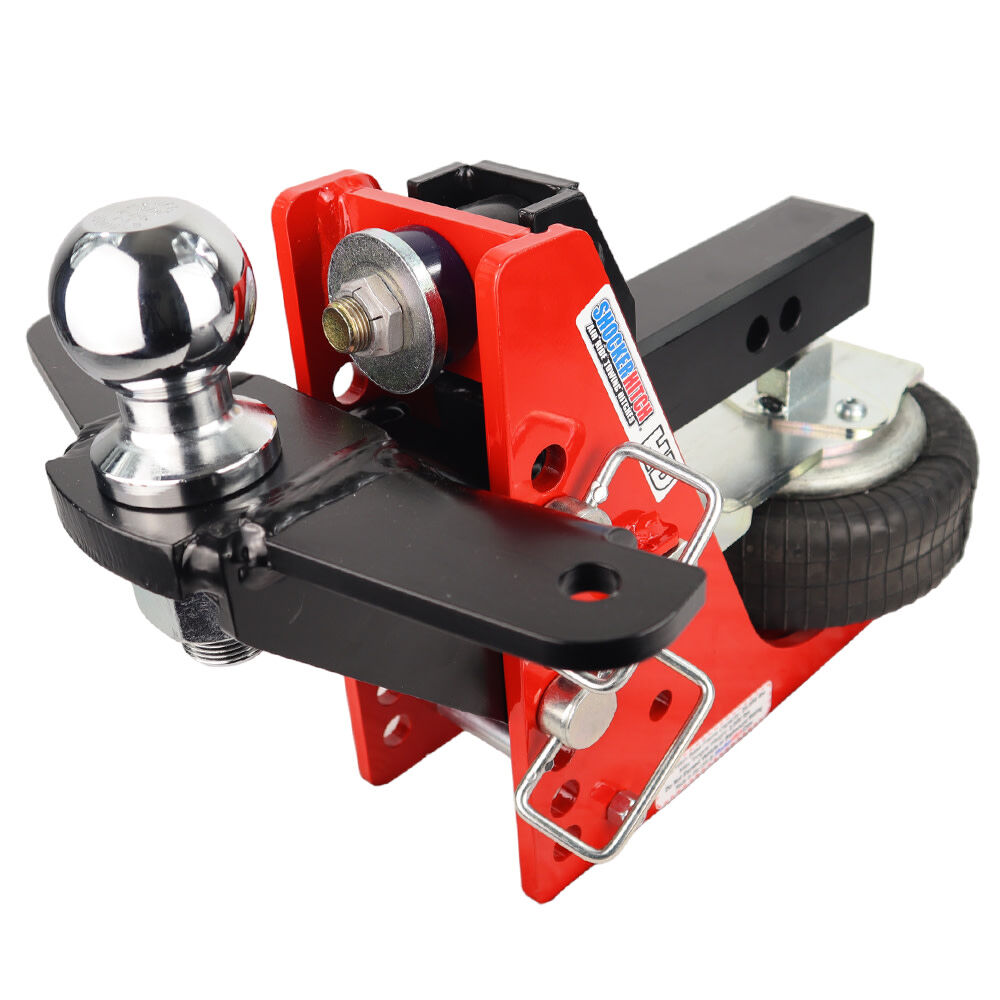 Shocker Hitch Hd 20K 2 Inch Air Receiver Hitch And Raised Sway Bar Tab ...