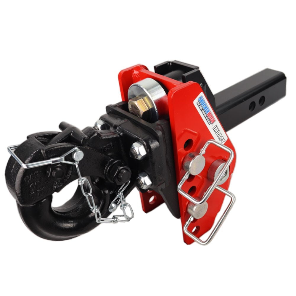 Shocker Hitch Impact 12K 2 Inch Cushion Hitch And Pintle Hook Mount ...