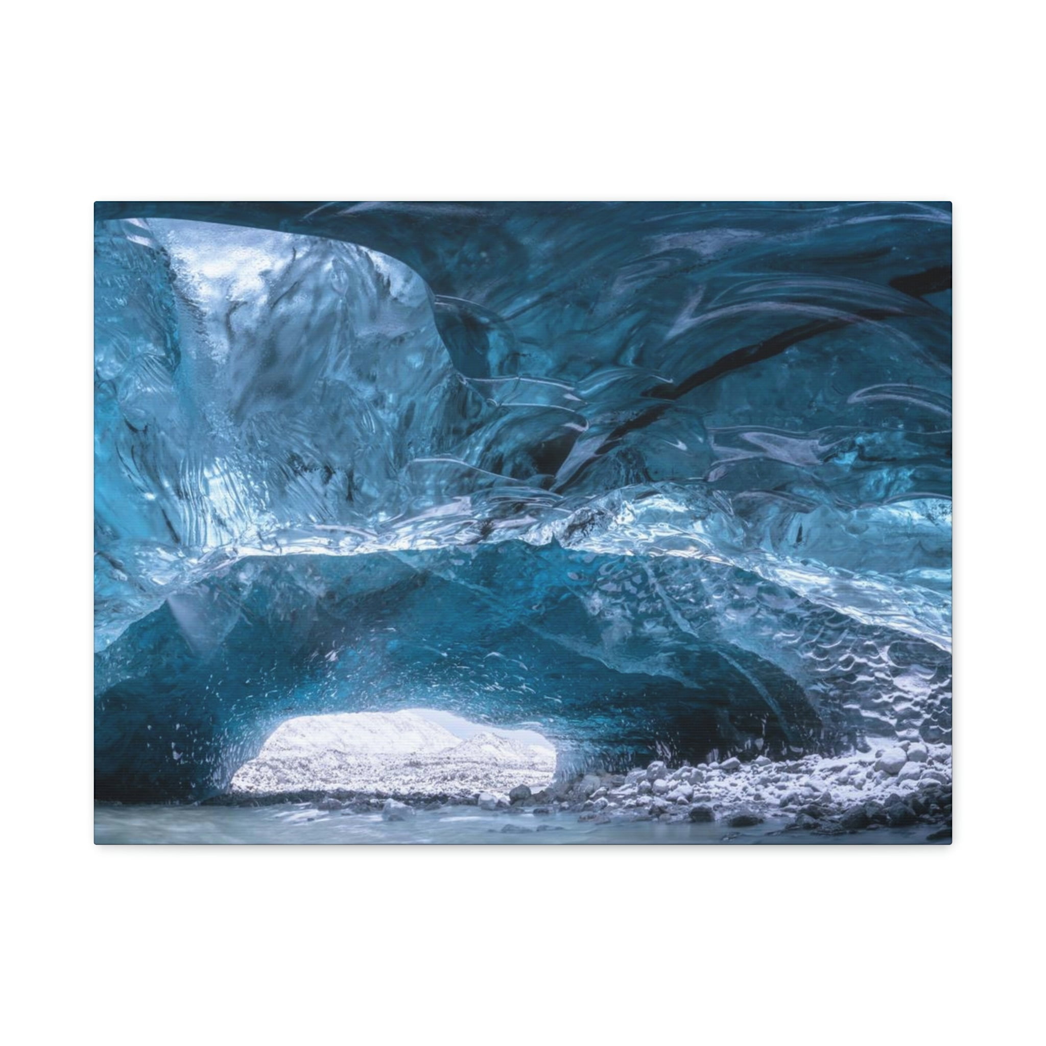 Shocking View Inside an Ice Cave Scene Beautiful Extraordinary and ...