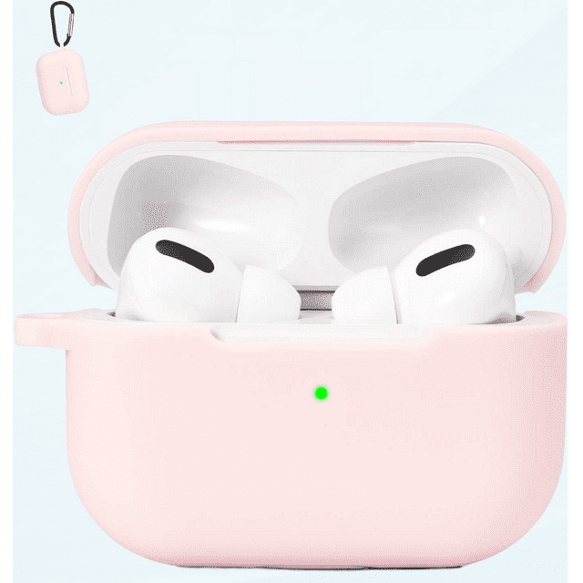 Shockproof AirPods Pro Silicone Case, Pink Air Pods Pro Cases with ...
