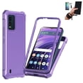 Shockproof Back Cover Cell Phone Case with Tempered Glass for BLU ...