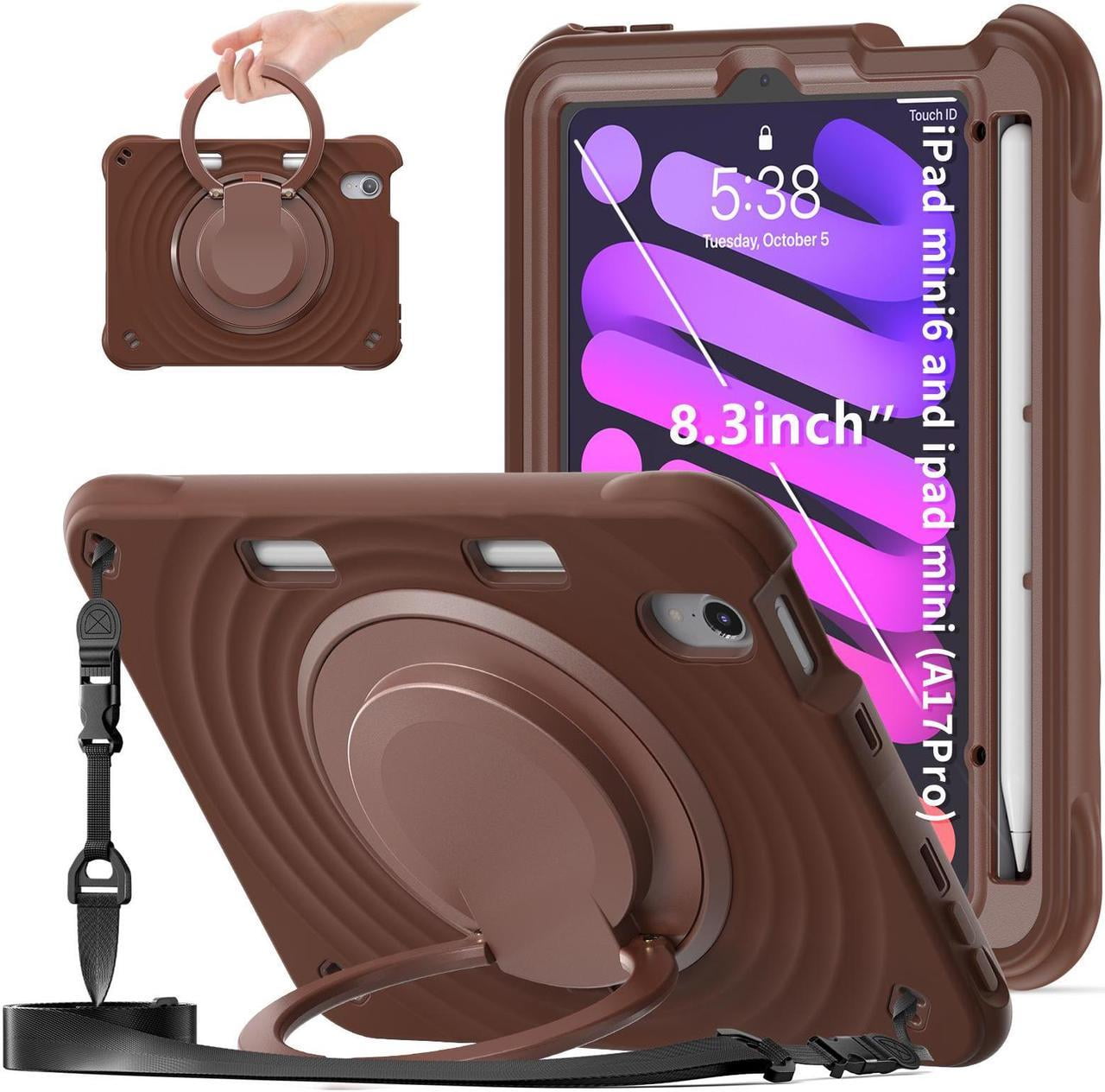 Shockproof Case for iPad Mini 7 (A17 Pro) 2024 / iPad Mini 6 8.3 inch ...