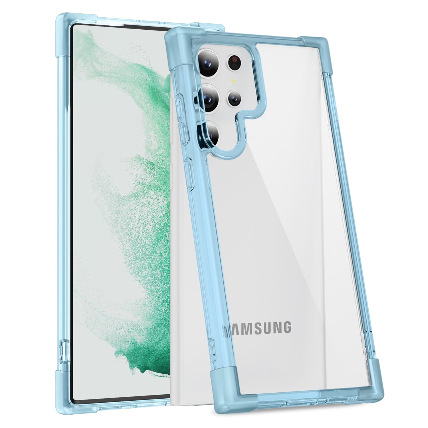 Shockproof Clear Designed for Samsung Galaxy S22 Ultra, [Camera ...