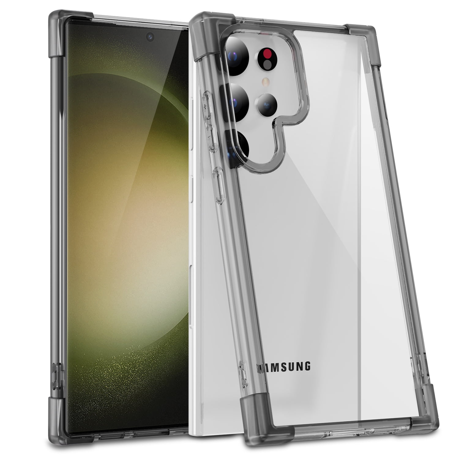 Shockproof Clear Designed for Samsung Galaxy S22 Ultra, [Camera ...