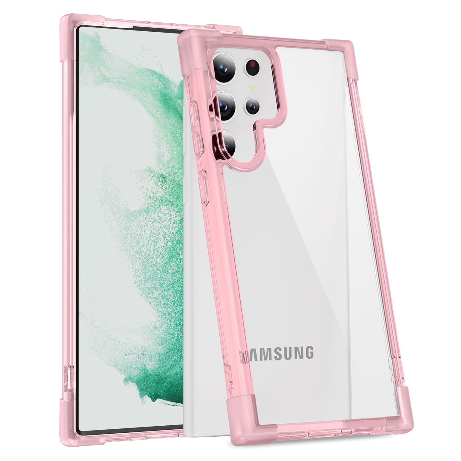 Shockproof Clear Designed for Samsung Galaxy S22 Ultra, [Camera ...