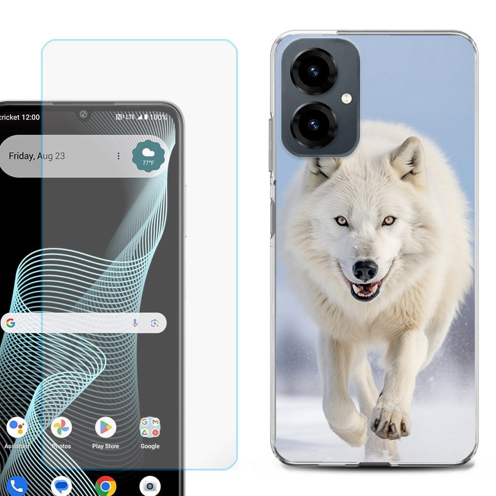 Shockproof Phone Case for Cricket Icon 2026, with Screen Protector, by ...