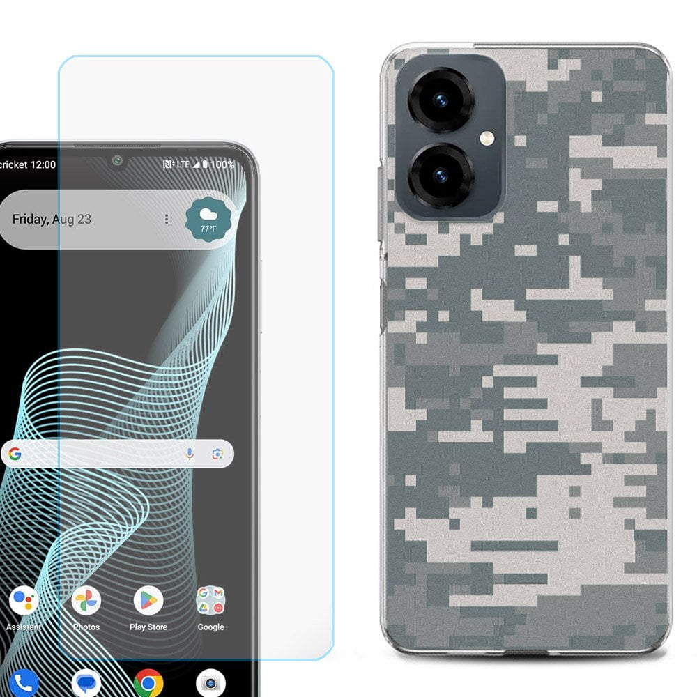 Shockproof Phone Case for Cricket Icon 2026, with Screen Protector, by ...