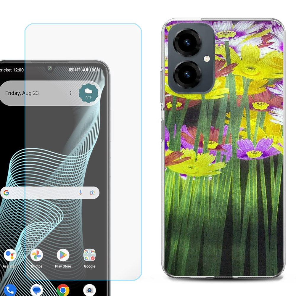 Shockproof Phone Case for Cricket Icon 2026, with Screen Protector, by ...