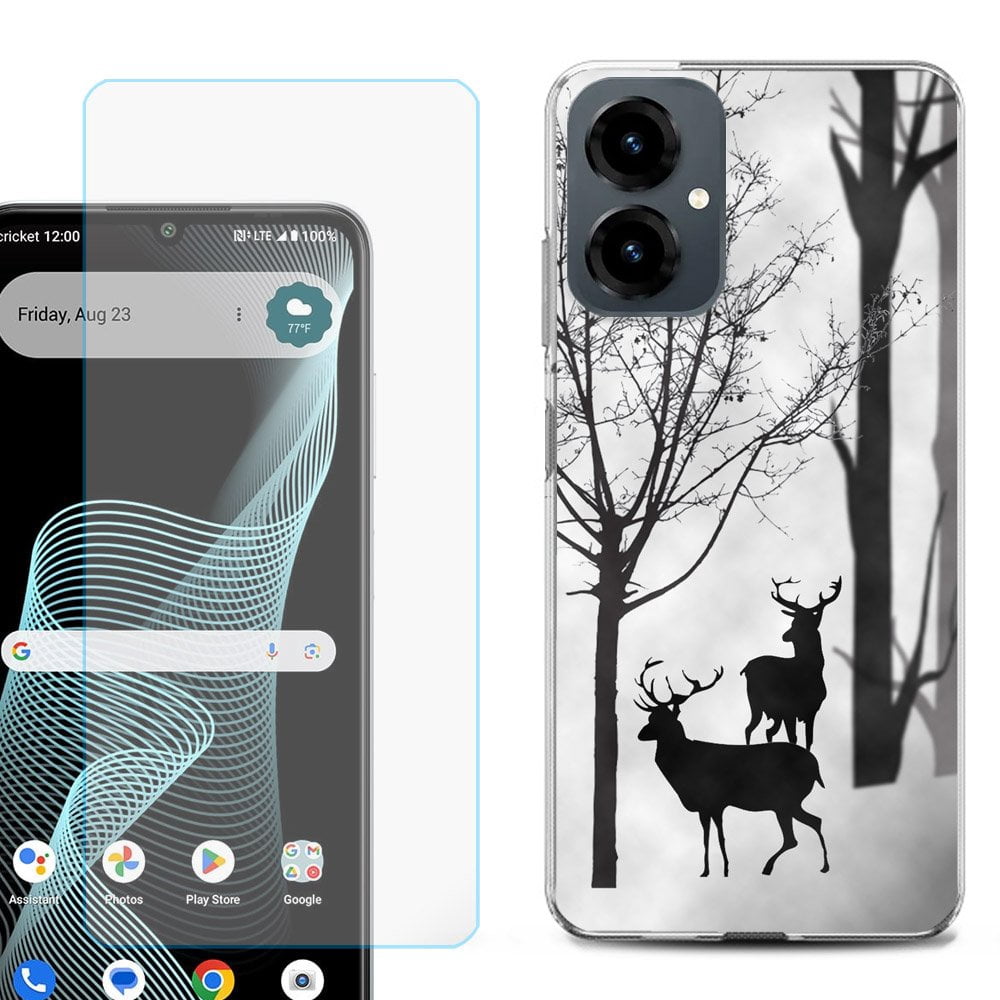 Shockproof Phone Case for Cricket Icon 2026, with Screen Protector, by ...