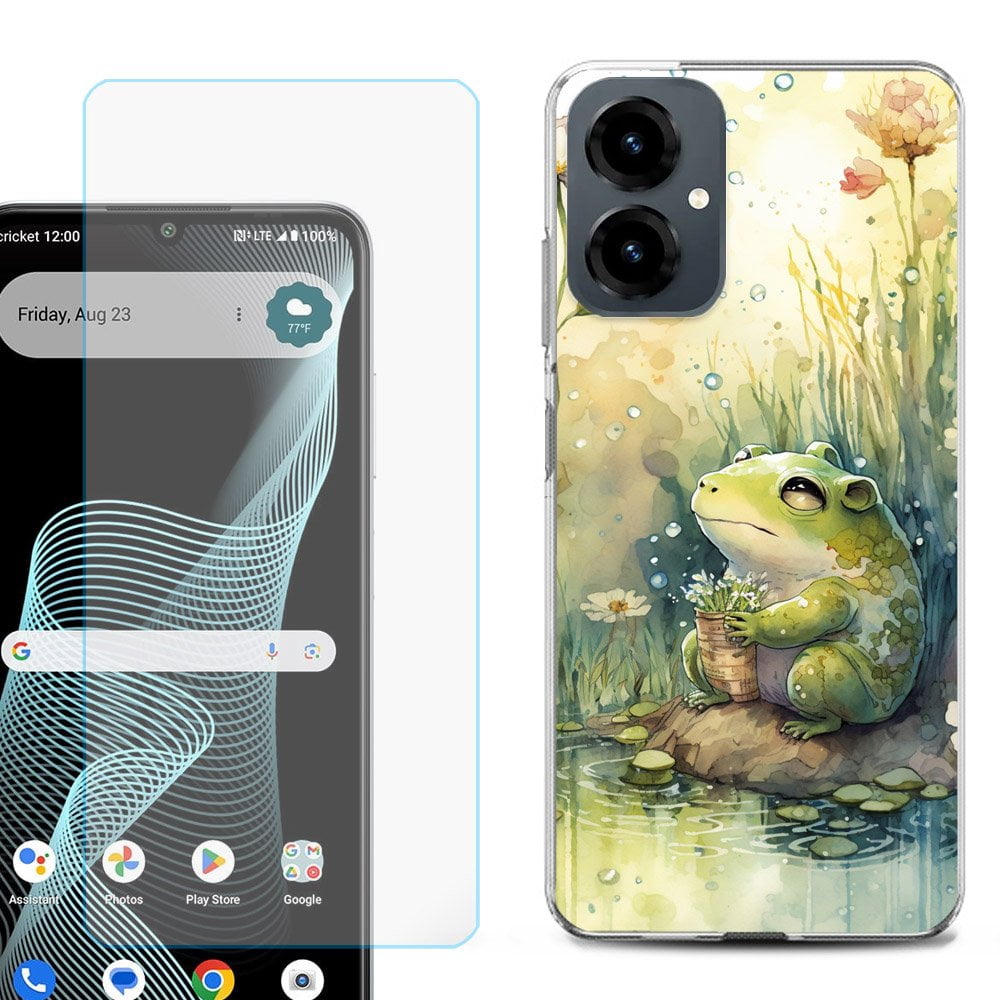 Shockproof Phone Case for Cricket Icon 2026, with Screen Protector, by ...