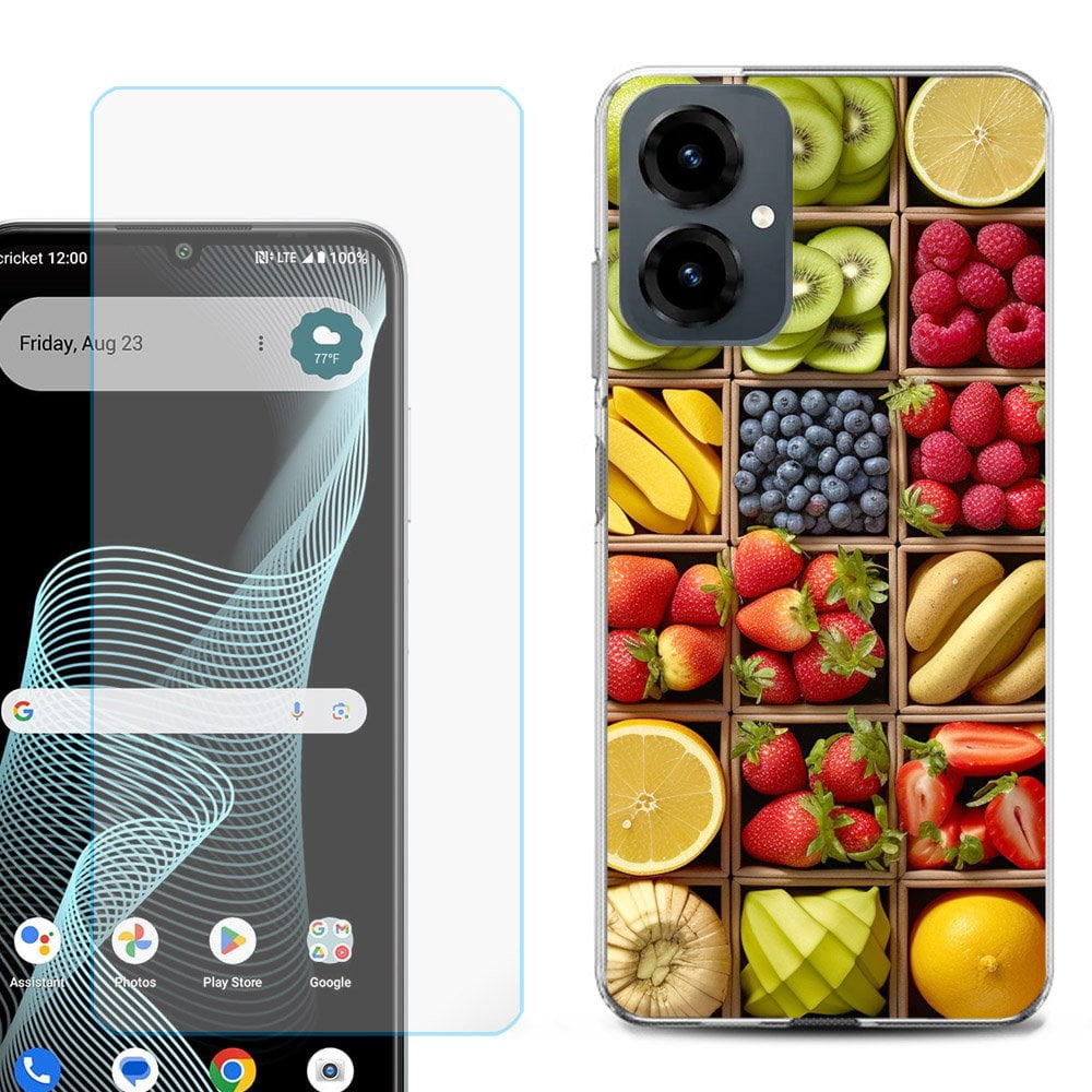 Shockproof Phone Case for Cricket Icon 2026, with Screen Protector, by ...