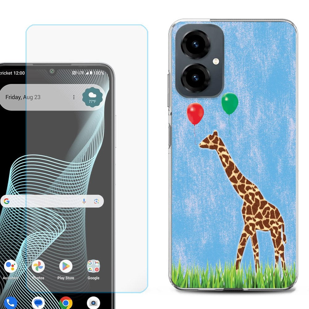 Shockproof Phone Case for Cricket Icon 2026, with Screen Protector, by ...