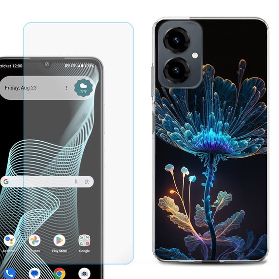 Shockproof Phone Case for Cricket Icon 2026, with Screen Protector, by ...