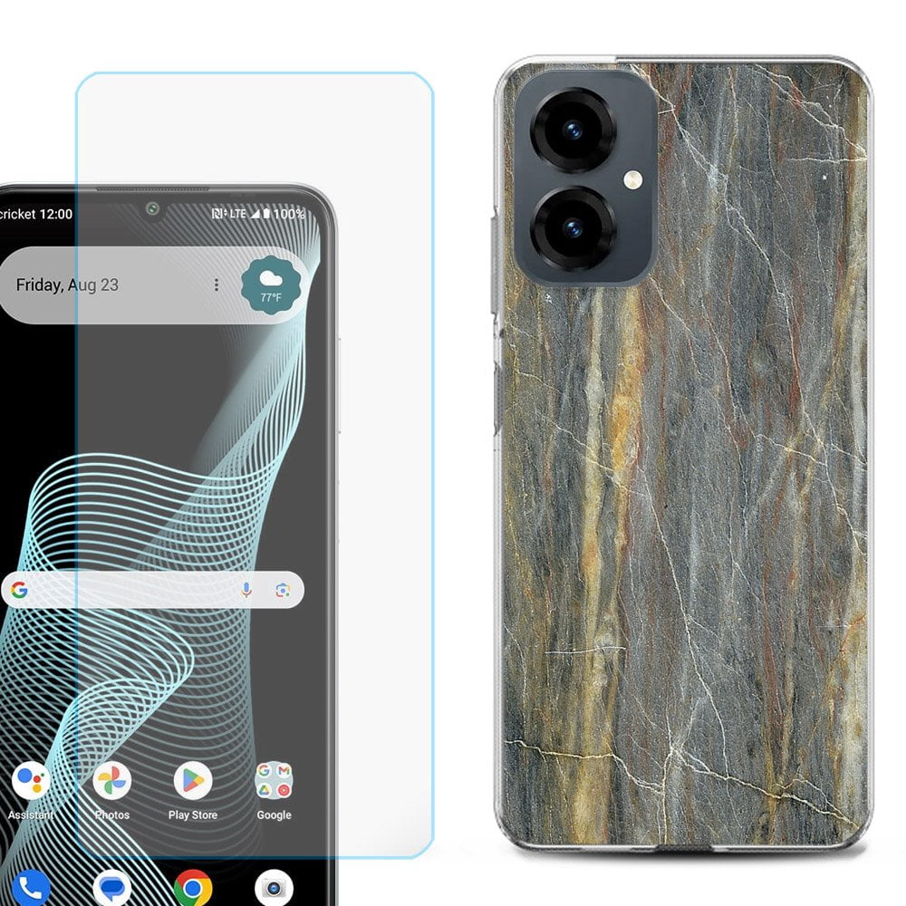 Shockproof Phone Case for Cricket Icon 2026, with Screen Protector, by ...