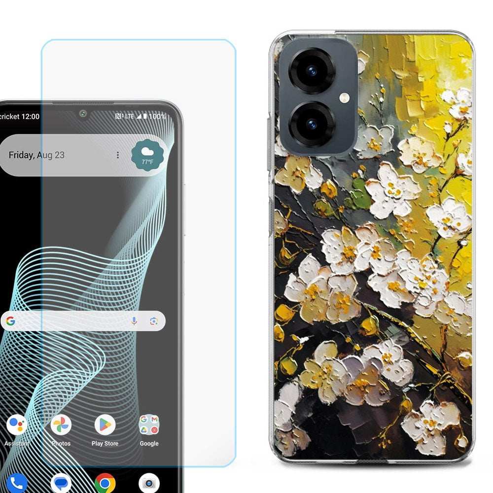 Shockproof Phone Case for Cricket Icon 2026, with Screen Protector, by ...