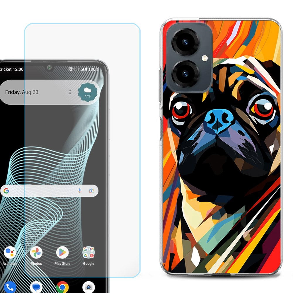 Shockproof Phone Case for Cricket Icon 2026, with Screen Protector, by ...