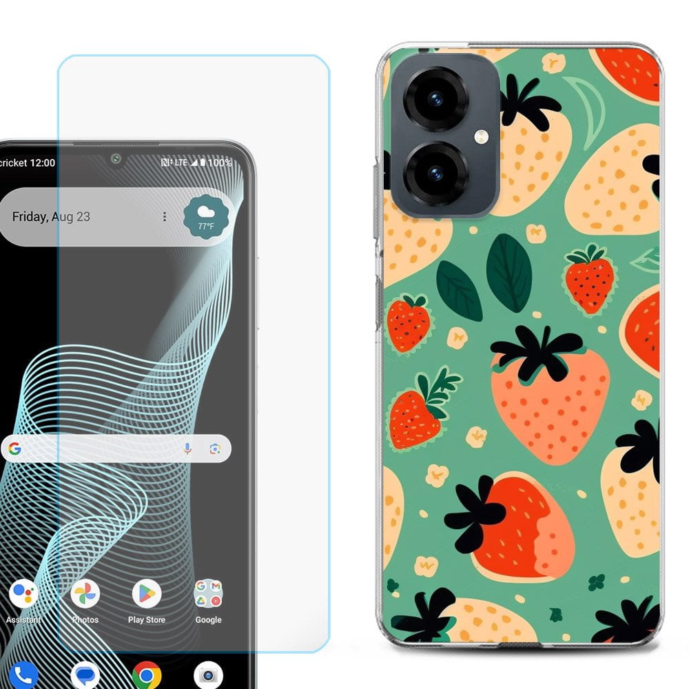 Shockproof Phone Case for Cricket Icon 2026, with Screen Protector, by ...