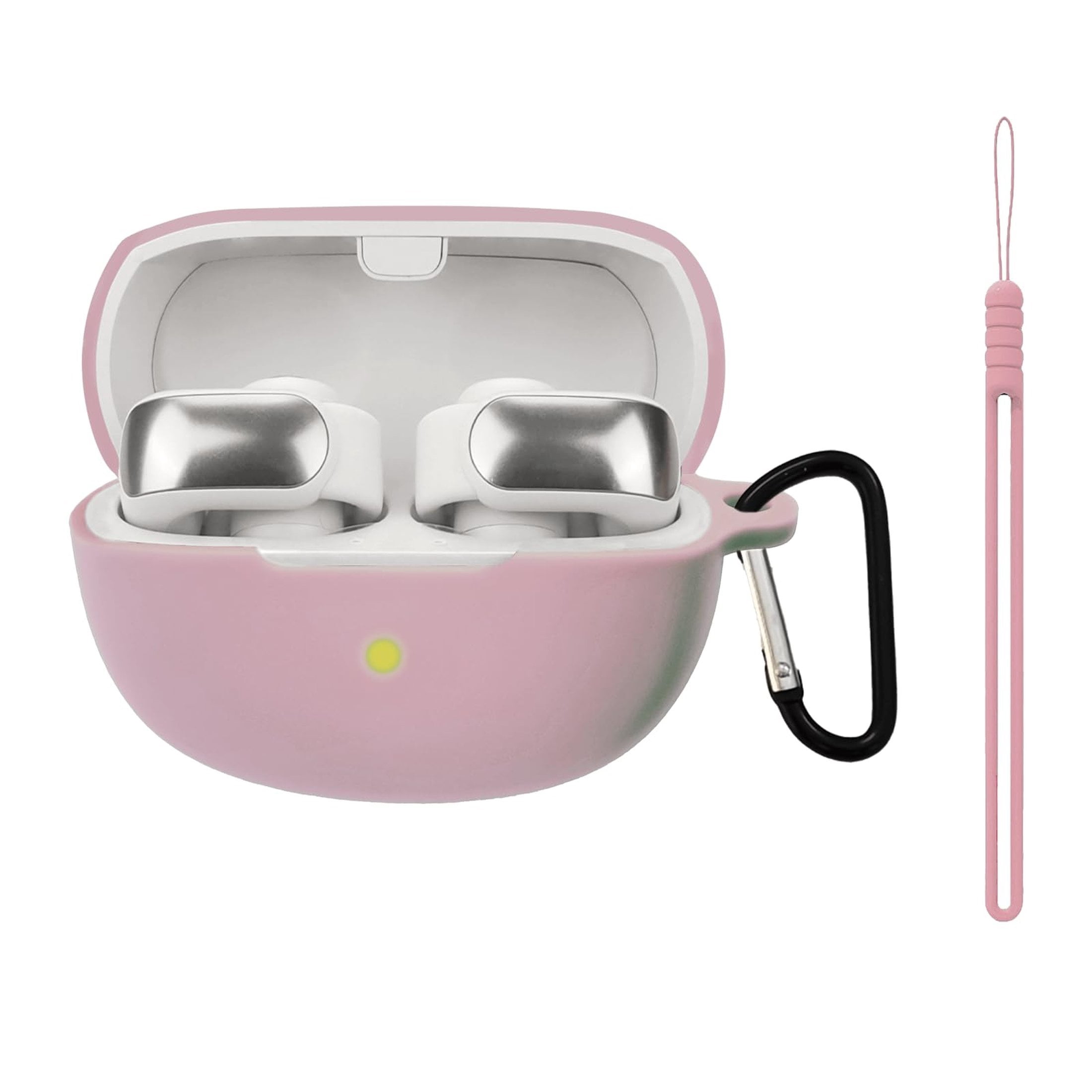 Shockproof Silicone Case for 2024 Ultra Open Earbuds with Strap - Pink ...