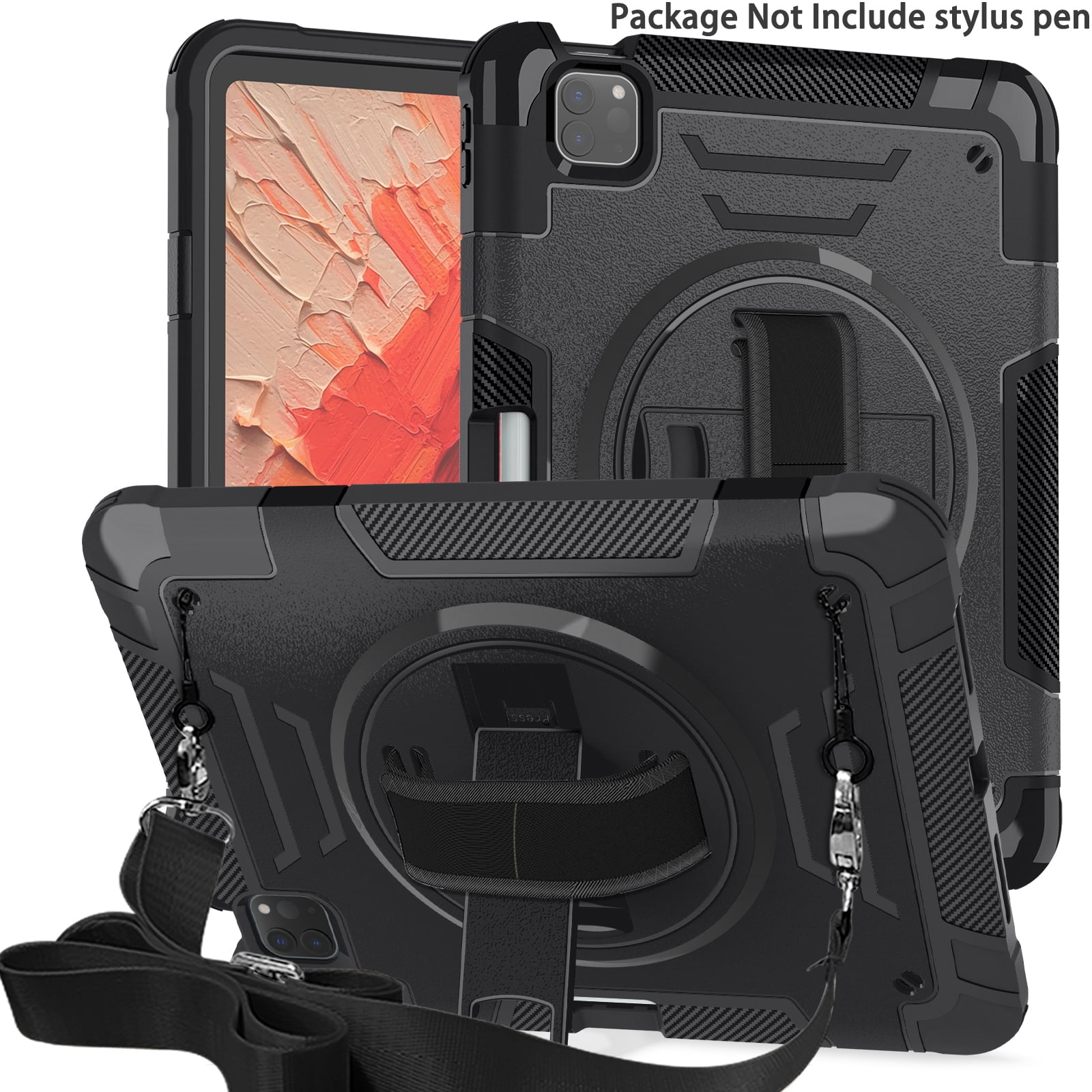 Shockproof tablet case for iPad 9.7/10.2/Air/Pro/10th/11th series, anti ...