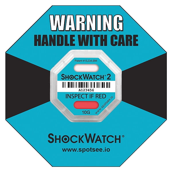 Shockwatch G-Force Indicator Label,10G,PK50 46000K - Walmart.com