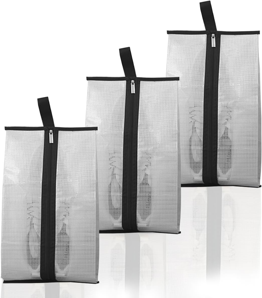 Shoe Bags for Travel, 3 Pack Shoe Storage Bags Dust Proof Waterproof ...