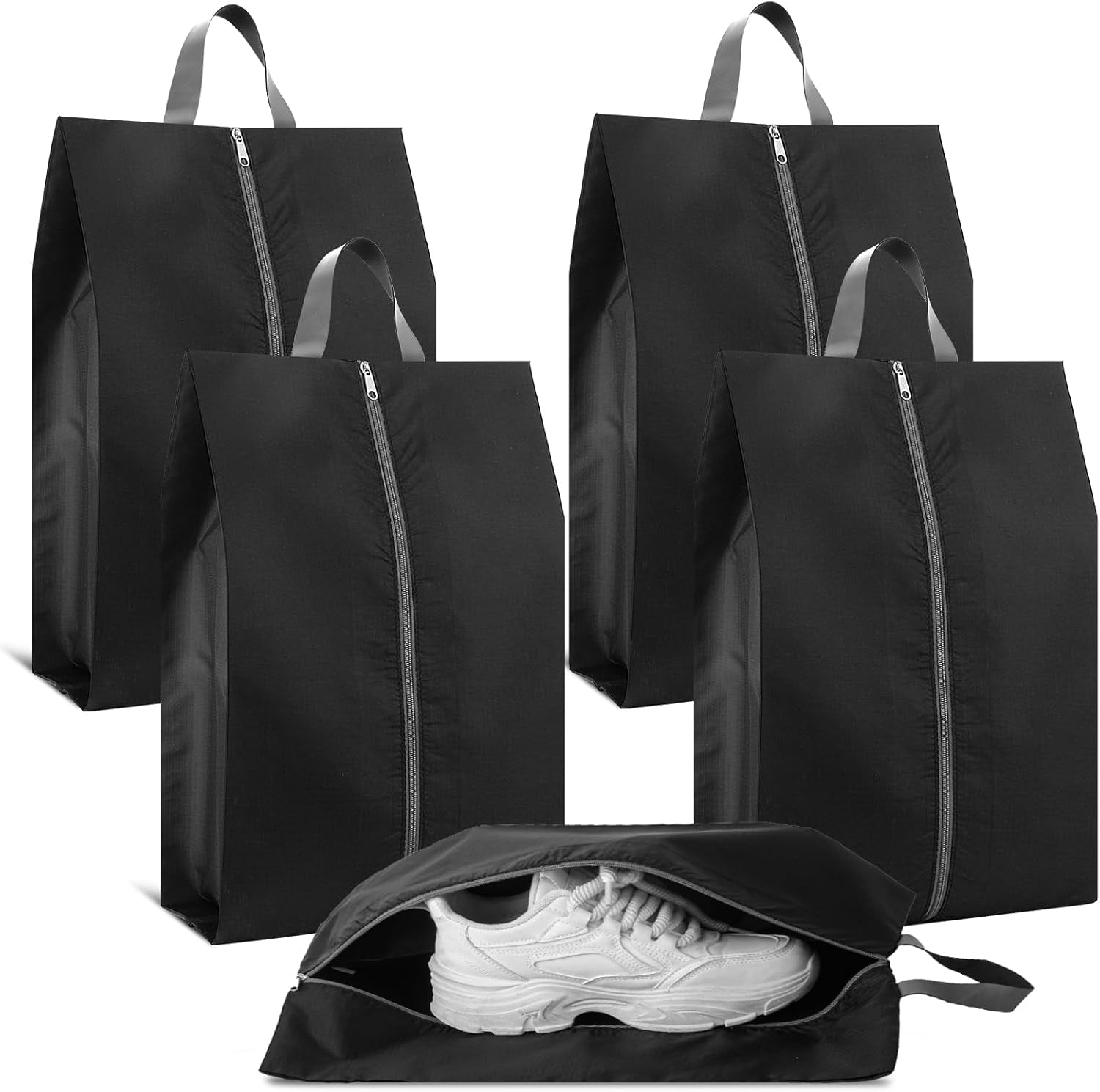 Shoe Bags for Travel, Set of 4 Pack Large Capacity Travel Shoe Bag ...