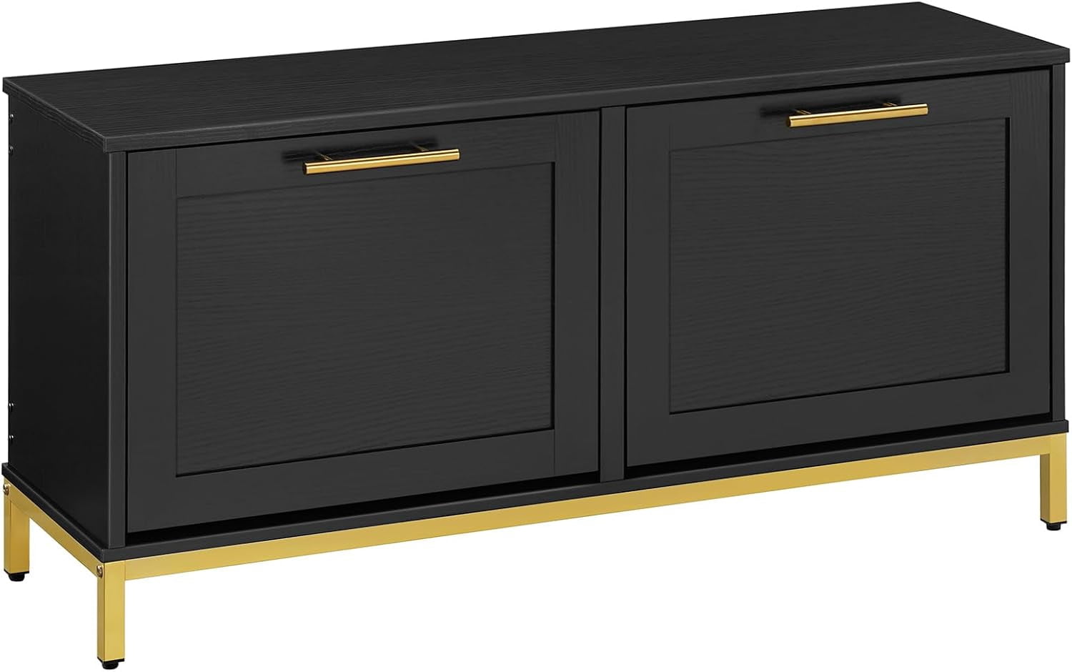 Shoe Bench for Entryway, Storage Bench with 2 Flip Drawers, Shoe ...