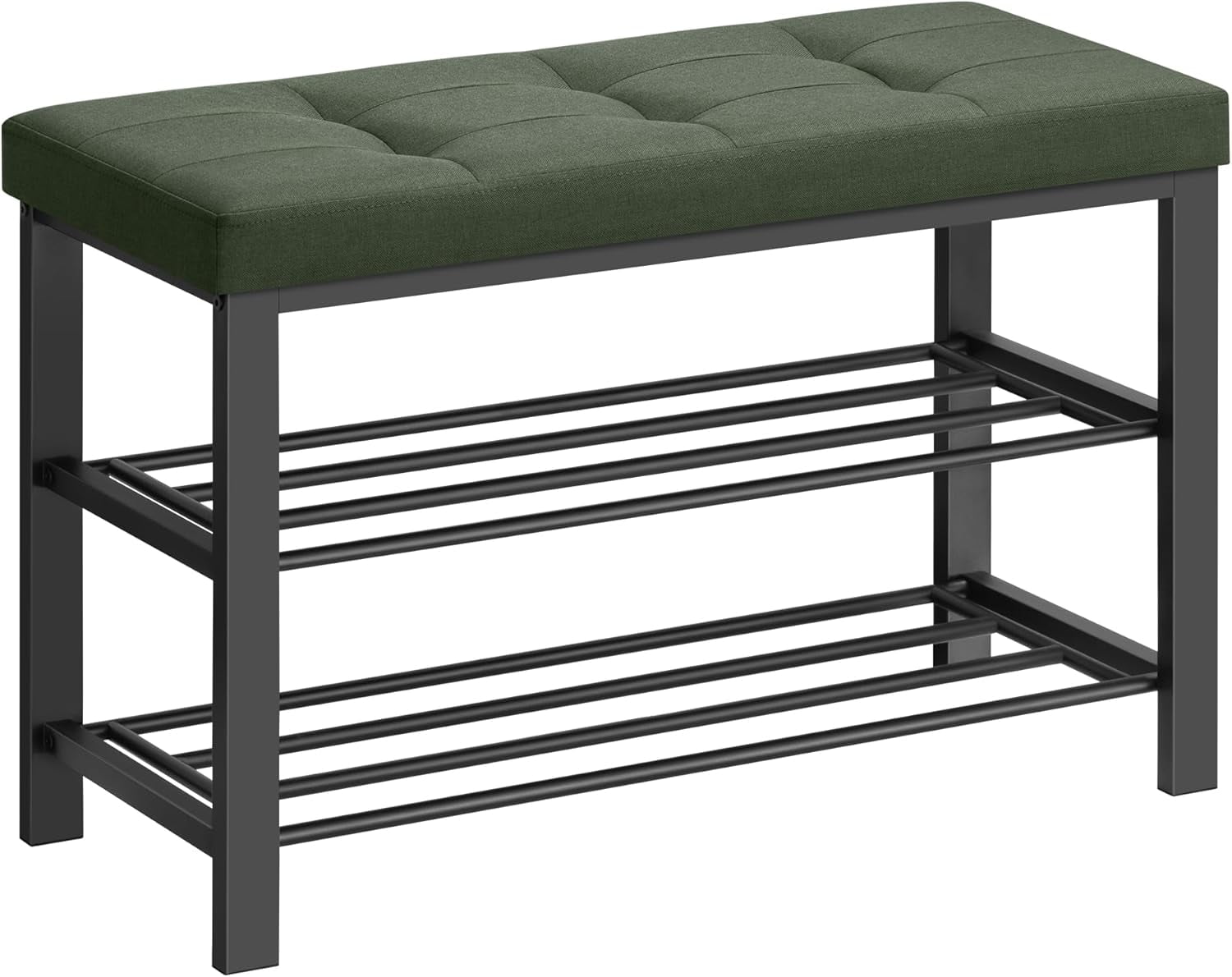Shoe Bench, Storage Bench, Entryway Bench with Cushion, Shoe Shelf with ...
