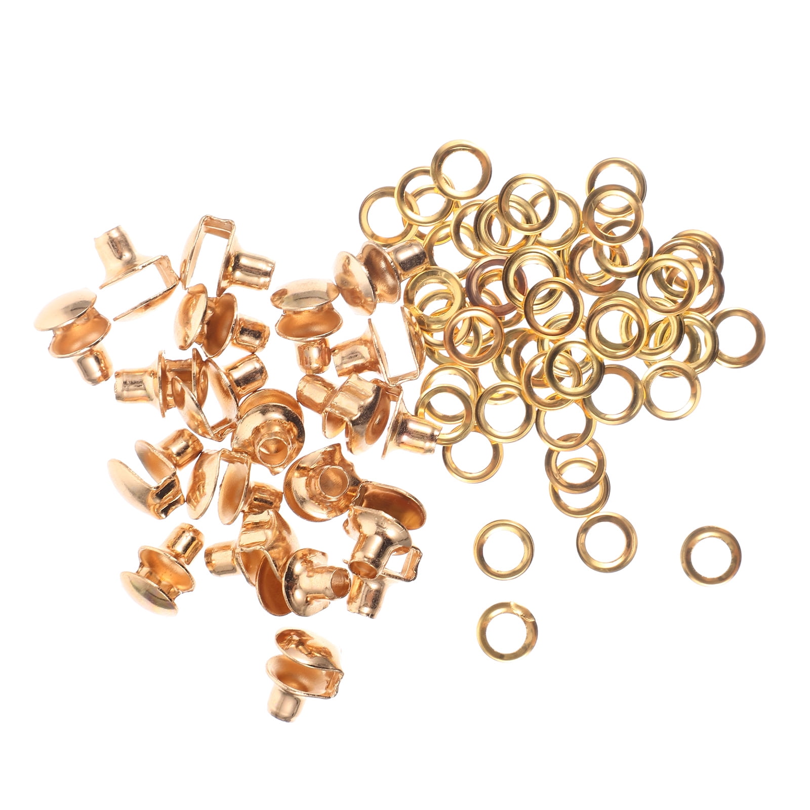 Shoe Boots DIY Buckle Walking Eyelets Shoelace Hooks Brass Child 40 Pcs ...