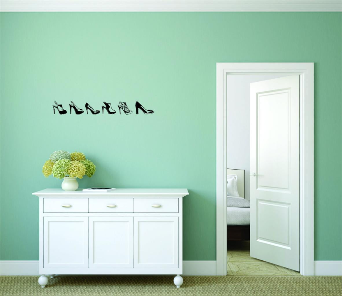 Shoe Border High Heel Stilettos Word Ladies Fashion Girls Room Unicorn ...