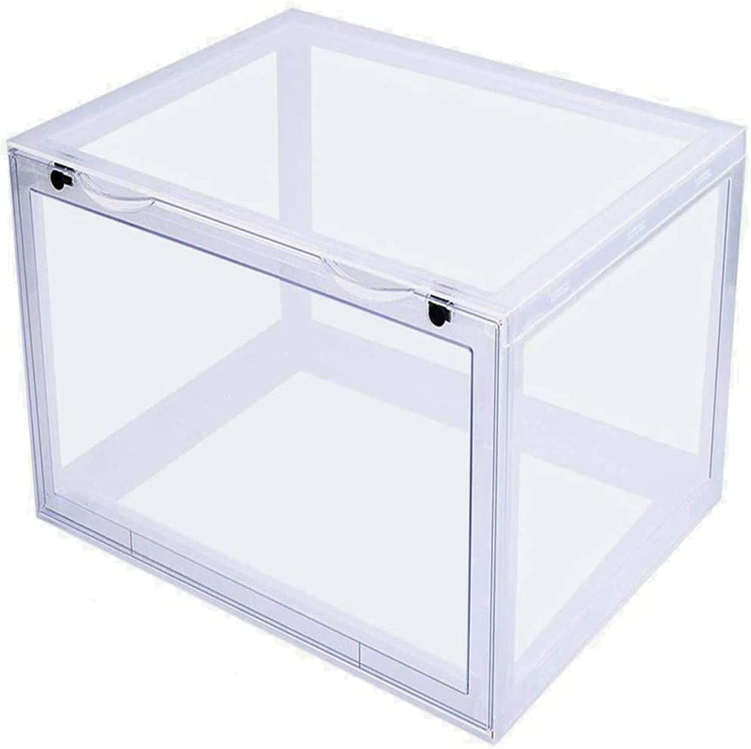 Shoe Boxes,Clear Plastic Shoe Box Magnetic Side Open Stackable Shoe Box ...
