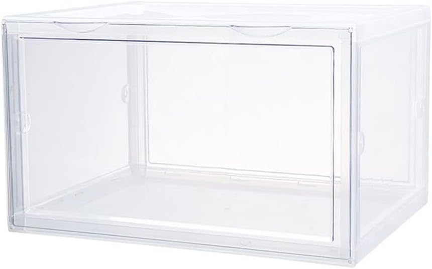 Shoe Boxes Clear Plastic Stackable, Harder Shoe Storage Boxes with Lids ...