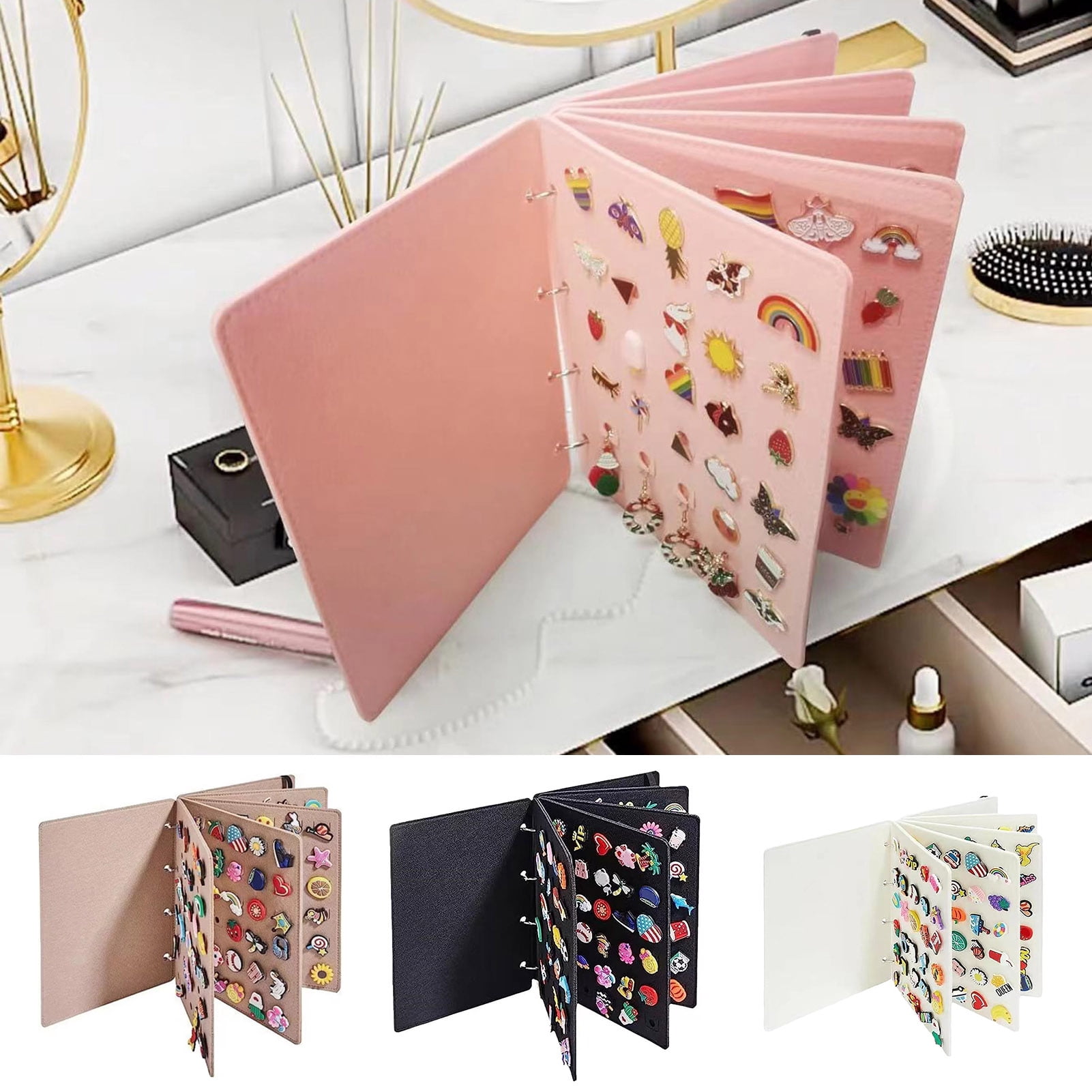 Shoe Buckle Storage Organizer with Removable Pages Portable Size Easy ...