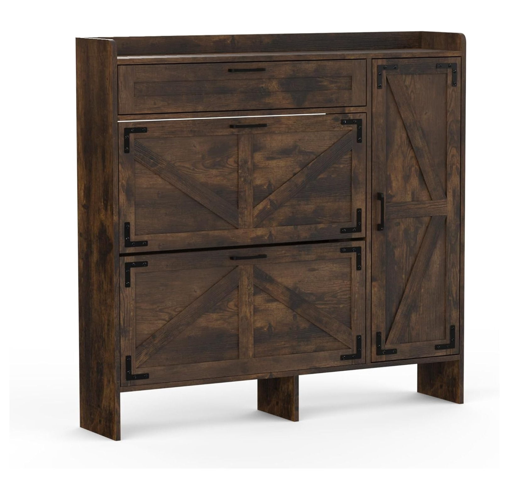 Shoe Cabinet with 2 Drawers, Shoe Storage Cabinet for Entryway, Shoe ...